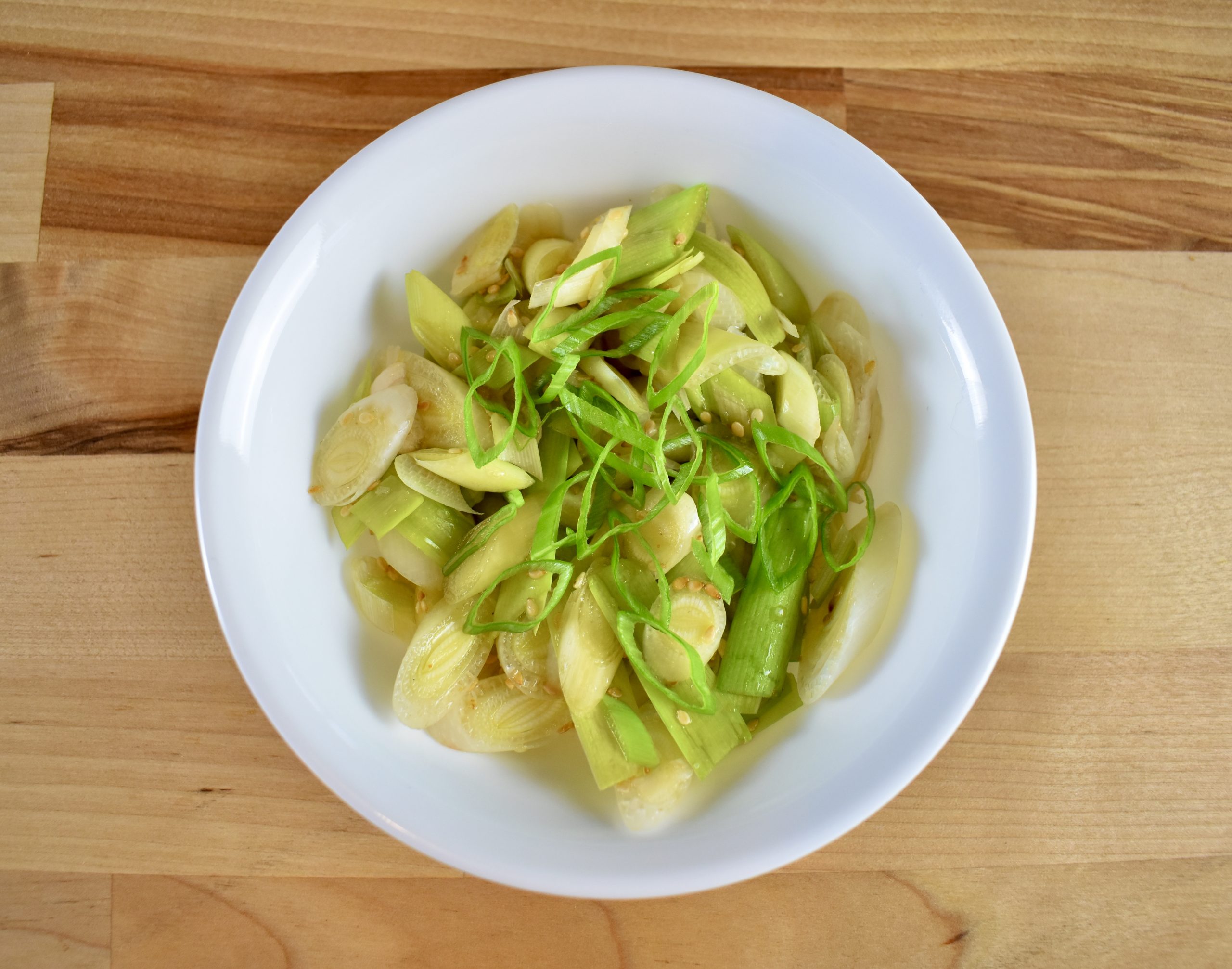 Cattail Shoot 'Sunomono' - Recipes - The Intrepid Eater