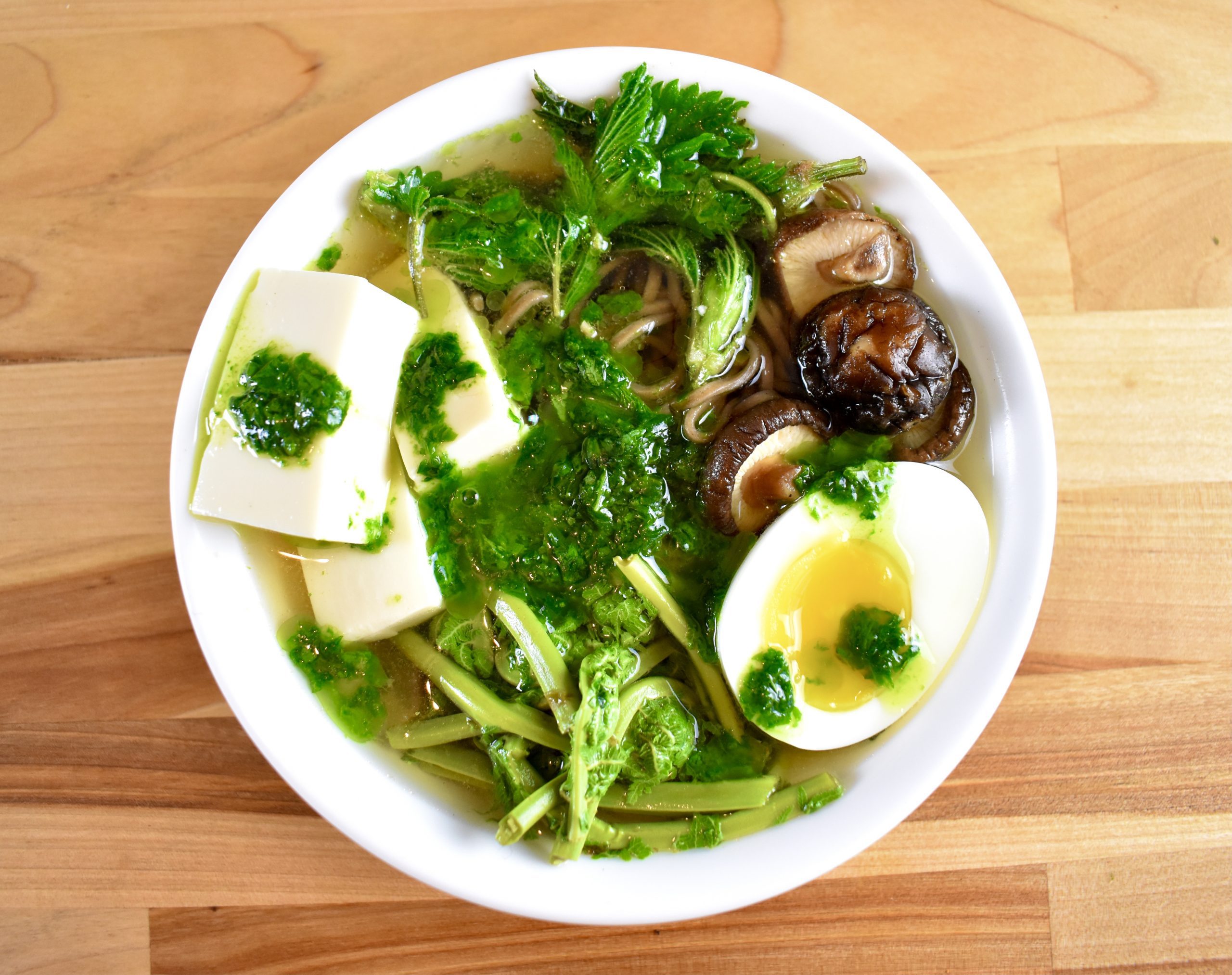Springtime Wild Soba Soup - Recipes - The Intrepid Eater