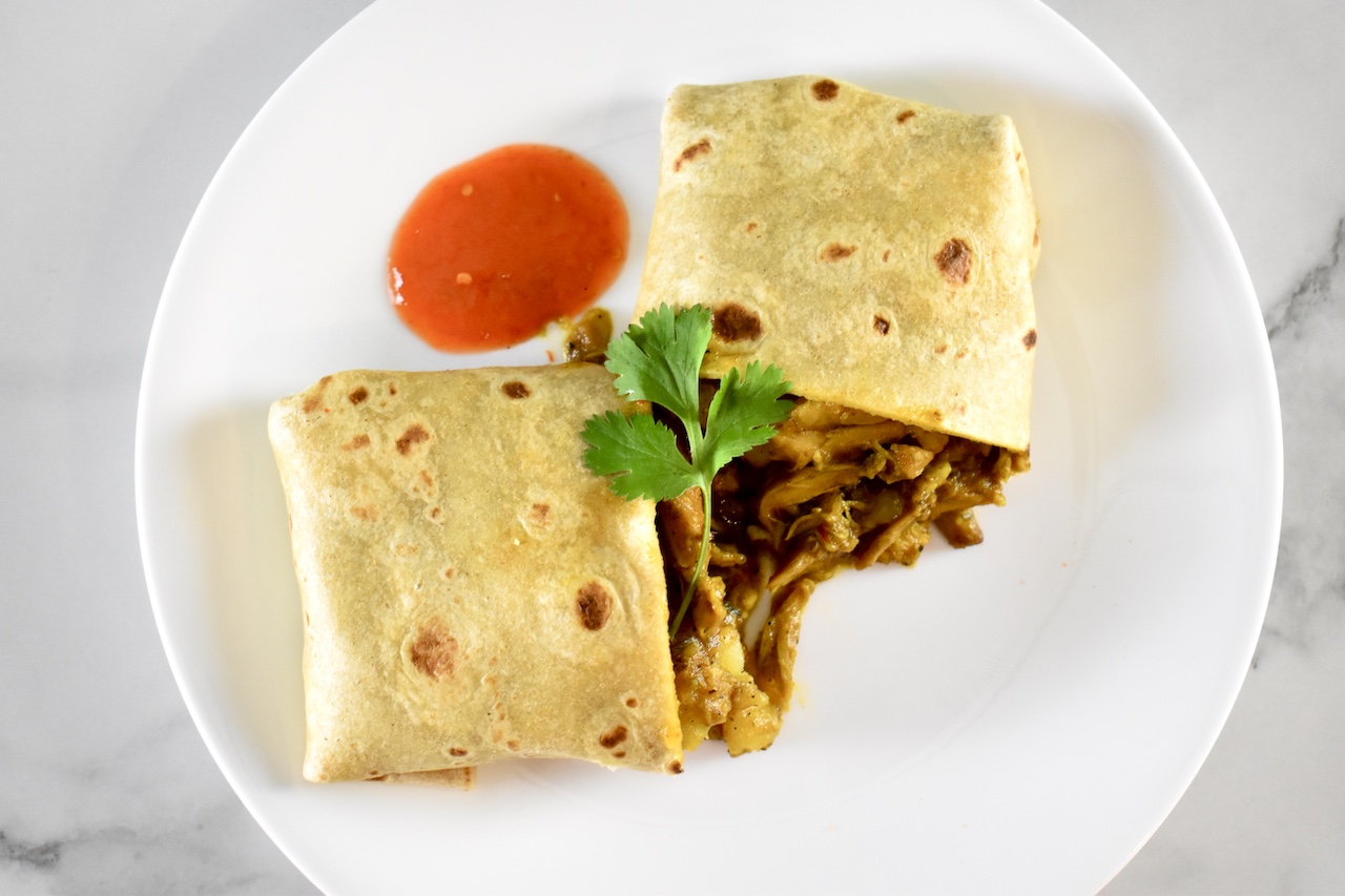 Trini Rabbit Roti Wraps - Recipes - The Intrepid Eater